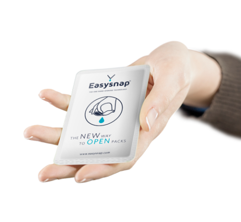 One hand opening system - Easysnap, innovative packaging