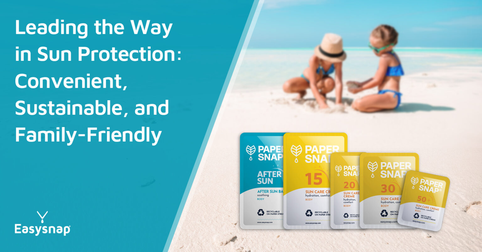 Single-Dose Sunscreen Packaging • Easysnap Technology