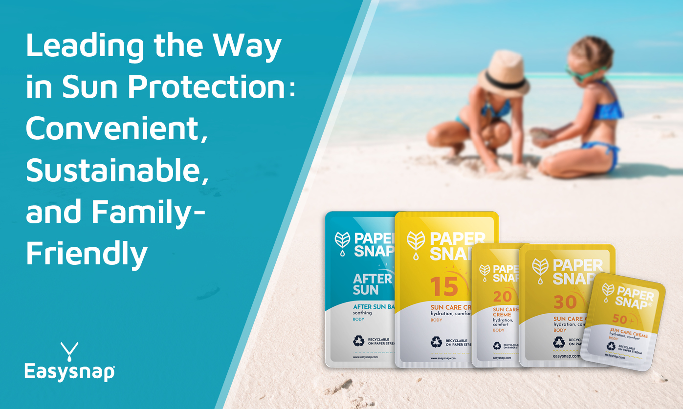 Single-Dose Sunscreen Packaging • Easysnap Technology