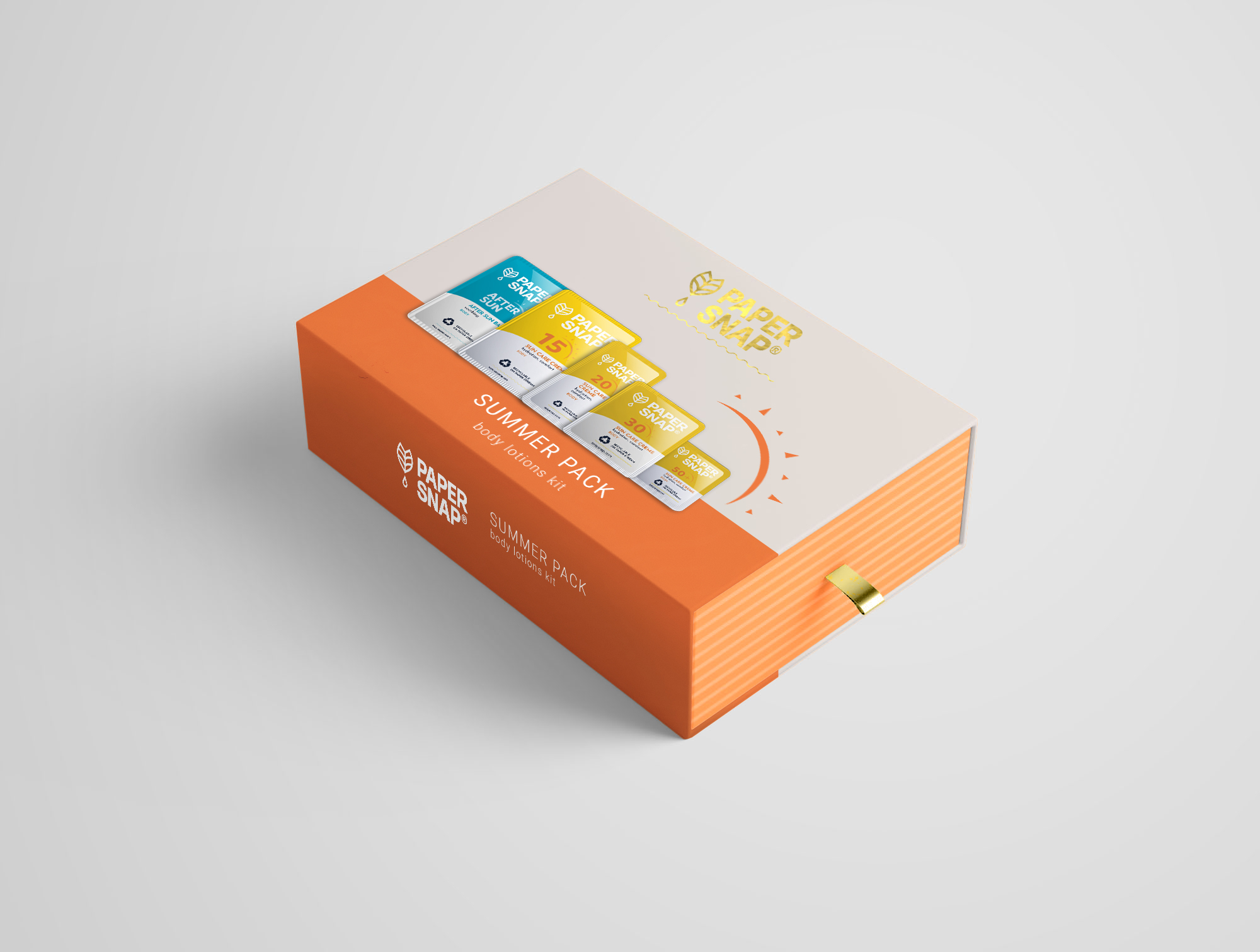 Single-Dose Sunscreen Packaging • Easysnap Technology