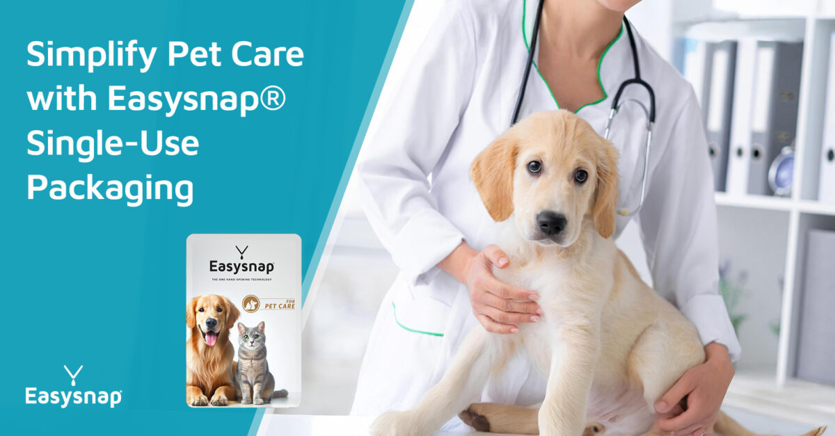 Packaging for pet-care • Easysnap Technology • The One Hand Opening ...